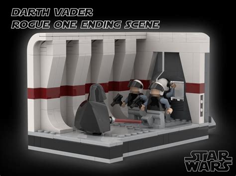 Lego Moc Vader Hallway Scene Rogue One Ending Scene By For The