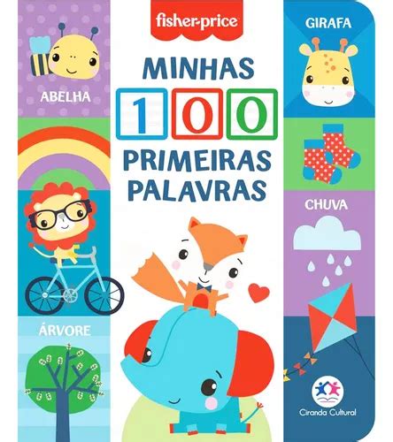 Fisher price Biblioteca Do Bebê Minhas Primeiras 100 Palavras Fisher