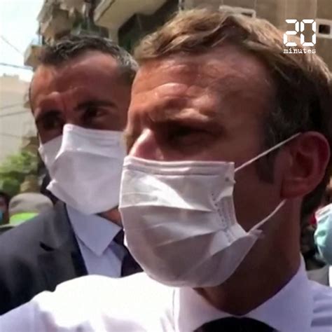 Explosions Beyrouth Emmanuel Macron En Pilote De Laide