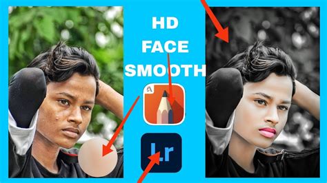 HDR Face Smooth Skin Whitening Photo Editing Autodesk Sketchbook