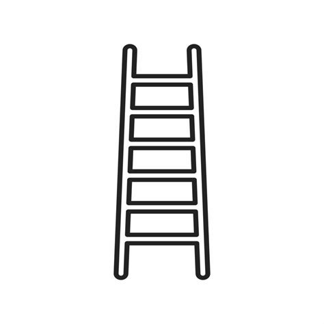 Ladder Outline Icon 13448967 Vector Art At Vecteezy