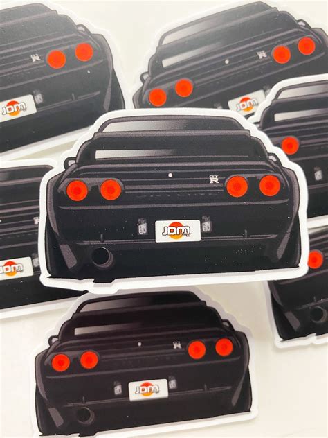 JDM Skyline GTR R32 Widebody Rear End Vinyl Stickers Etsy