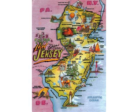 Maps Of New Jersey Collection Of Maps Of New Jersey State USA