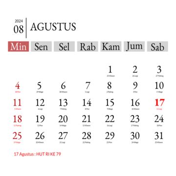 Calendário De Agosto De 2024 Completo Datas Vermelhas De Feriados