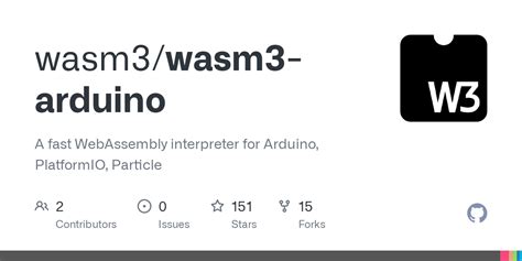 github wasm3 wasm3 arduino a fast webassembly interpreter for arduino platformio particle