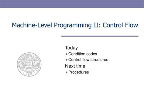 ppt machine level programming ii control flow powerpoint presentation id 3290614