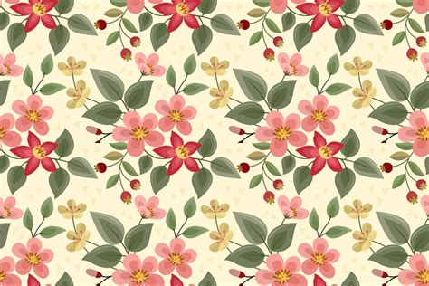 Colorful Flower Seamless Pattern Design Graphic By Ranger262 Creative