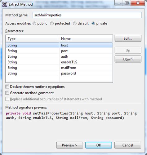 8 eclipse shortcut keys for code refactoring
