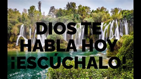 DIOS TE HABLA HOY CON LETRA YouTube