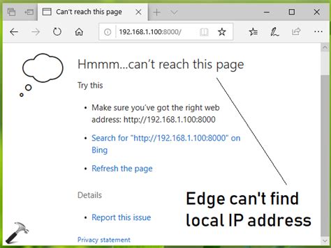 Microsoft Edge Can T Reach This Page Developerpola