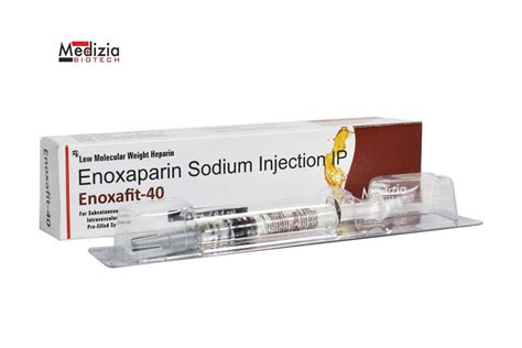 Enoxafit 40 Enoxaparin Injection 40 Mg 0 4 Ml At Rs 160 Piece