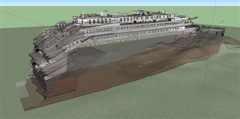 Rms Titanic Wreck D Model Cgtrader