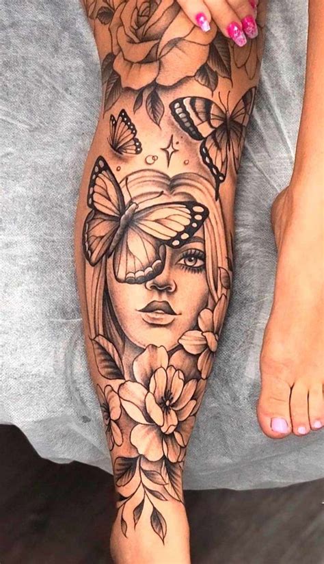 30 Tatuagens femininas na Perna incríveis para se inspirar Top