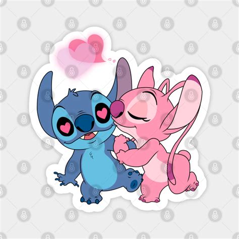 Stitch Angel Stitch Magnet TeePublic