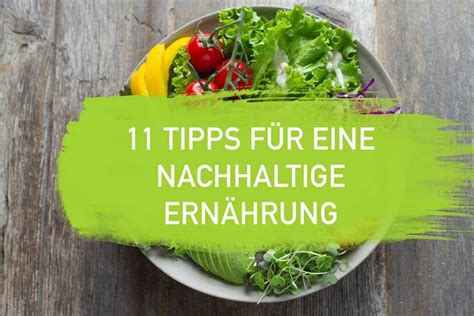 Nachhaltige Ernährung 11 Tipps für eine bessere Zukunft I EcoYou