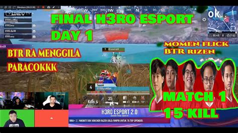 Btr Mengamuk Kill Match Di Final H Ro Esport Pubg Mobile
