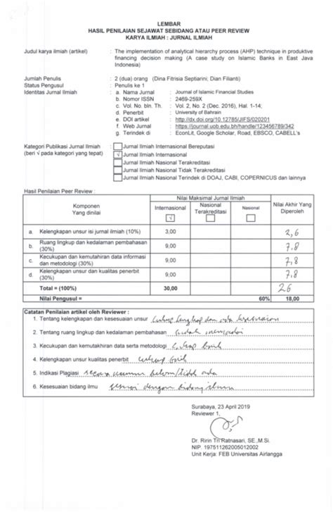 pdf analytical hierarchy process ahp technique in productive financing decision making a