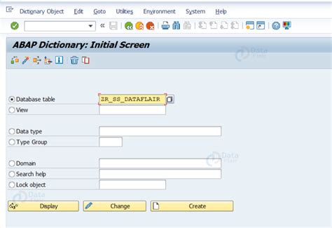 SAP ABAP Tables Types And Fields DataFlair