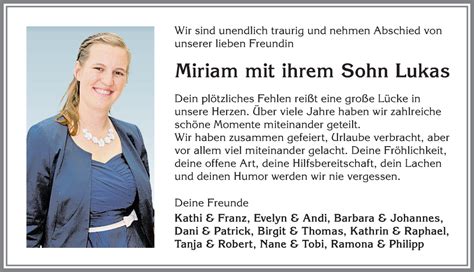Traueranzeigen Augsburger Allgemeine Zeitung