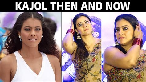 Then Now Kajol Devgan Visuals Kajol Latest Video Salaam Venky