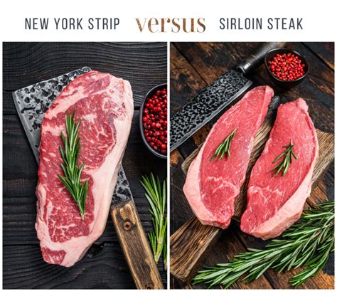Comparing New York Strip Vs Sirloin Tastylicious