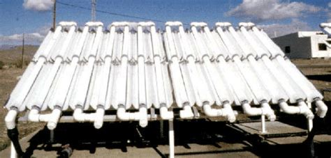 Colector cilindro parabólico compuesto CPC sin concentración solar C