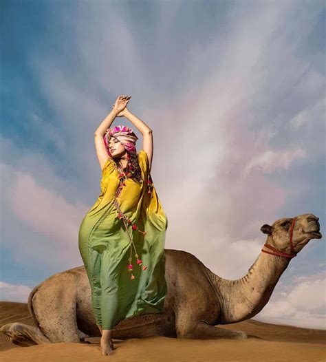 Meenakshi S Sensual Poses In Dubai Sands