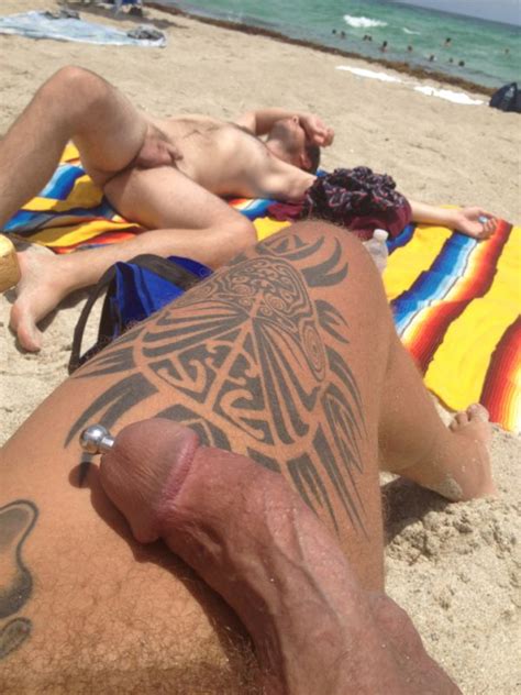 Pierced Penises On The Beach