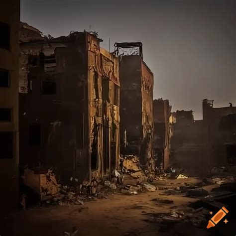 Image Of A Post Apocalyptic Wasteland On Craiyon