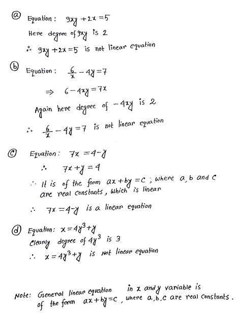 [solved] for each equation determine which is linear for each equation course hero