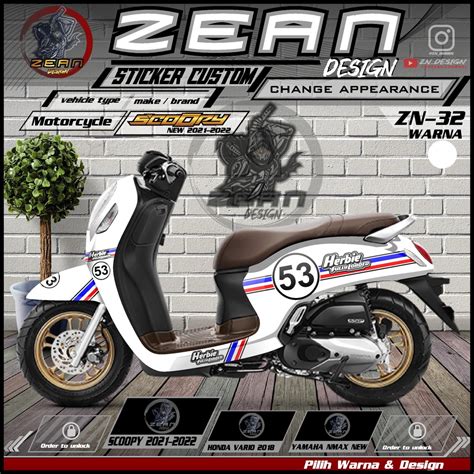 Jual Decal Sticker Motor All New Scoopy 2021 2022 Fullbody Dekal