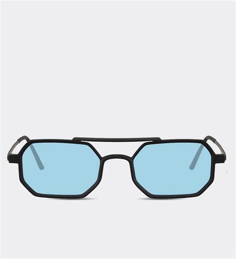 Okulary Pilotki 2024 Noah Black Blue Niebieski Okulary