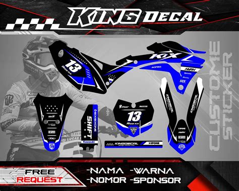 DECAL STICKER KLX GORDON FULL BODY DECAL GORDON DECAL STIKER