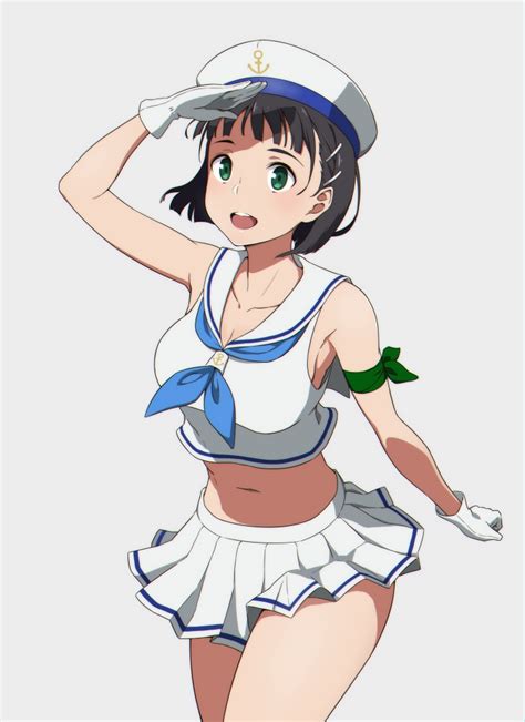 Kirigaya Suguha Sword Art Online Drawn By Puge Danbooru