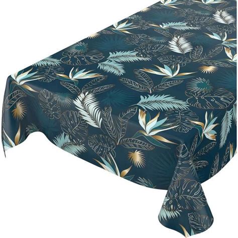 Anro Nappe en toile cirée lavable couleur marbre gris G24