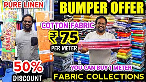 Hurry Up Pure Cotton Fabric Just 75 Only100 Original Branded