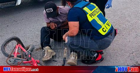 Hoy Tamaulipas Accidente En Tamaulipas Ciclista Resulta Herido Al