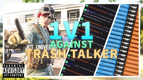 1V1 Against Trash Talker Rainbow Six Siege YouTube