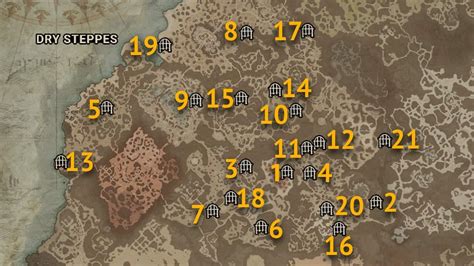 Tous Les Emplacements Et Cartes Des Donjons De Diablo 4 Gamingdeputy