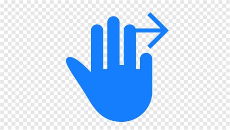 Finger Symbol Hand Computer Icons Gesture Symbol Blue Text Png PNGEgg