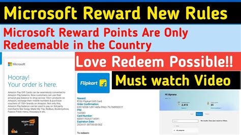 Microsoft Reward Redeem Problem Solving Microsoft Rewards Points Are