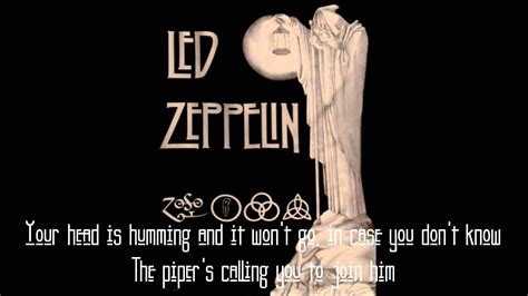 Led Zeppelin Stairway To Heaven Lyrics With Images Led Zeppelin