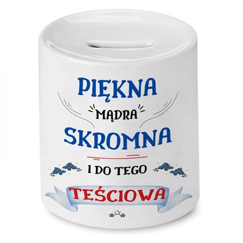 Skarbonka Dla Te Ciowej Na Urodziny Prezent Z Nadrukiem Ze Zdj Ciem