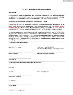 29 Printable Personal Letters Of Recommendation Forms And Templates