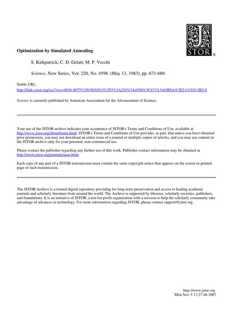 pdf optimization by simulated annealing