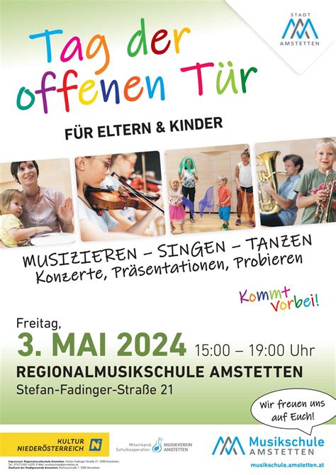 Tag Der Offenen T R Musikschule Amstetten