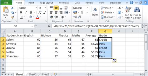 Excel Logical Test Using Multiple If Statements Or And