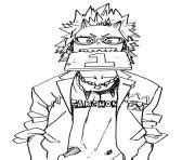 Coloriage Funny Kirishima My Hero Academia JeColorie
