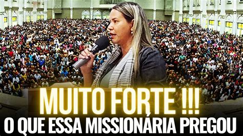 Muito Forte O Que Essa Mission Ria Pregou Prega O De Arrepiar