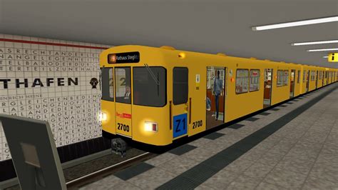 TRS 2004 U Bahn Berlin F79 2700 auf der U9 Osloer Straße Rathaus